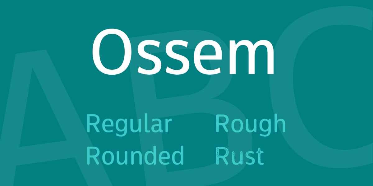 Ossem Font Family · 1001 Fonts