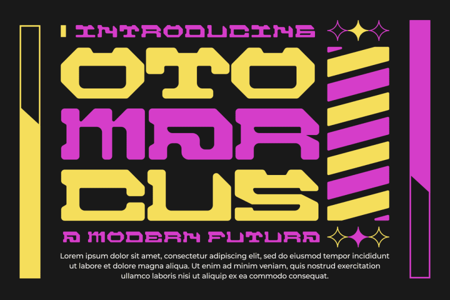 OTO MAR CUS Font · 1001 Fonts