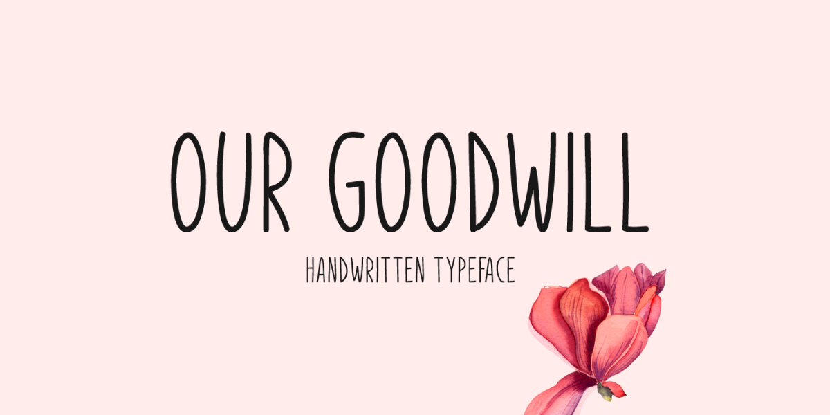 Our Goodwill Font · 1001 Fonts