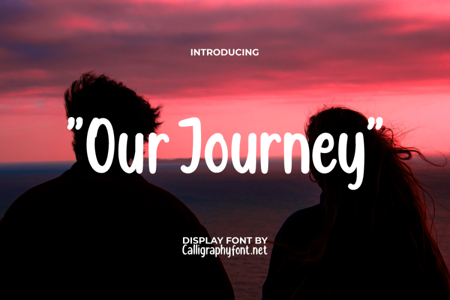 Our Journey Demo Font · 1001 Fonts