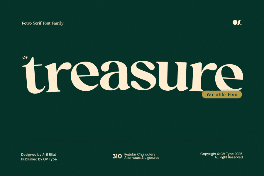 ov treasure demo Font Family · 1001 Fonts