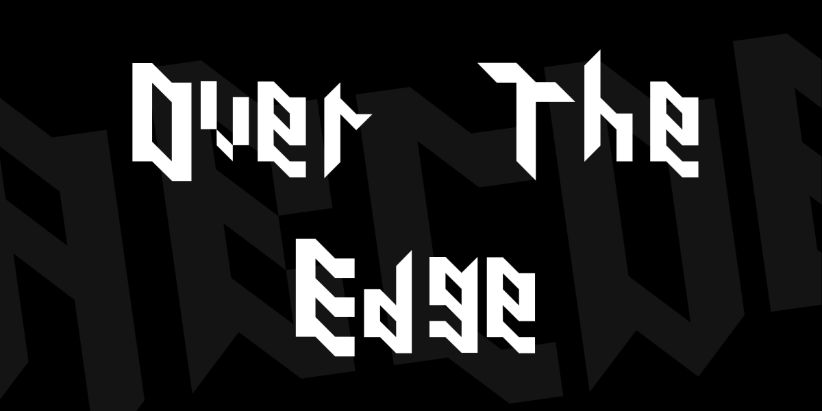 Over The Edge Font · 1001 Fonts