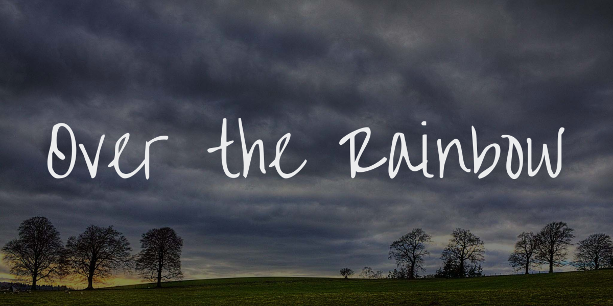 Over the Rainbow Font · 1001 Fonts