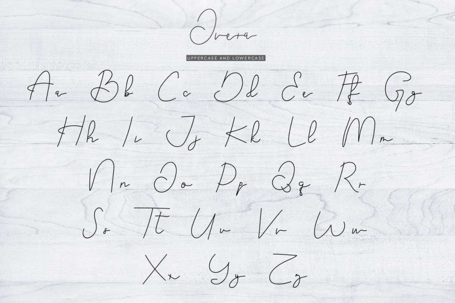 Overa Demo Font · 1001 Fonts