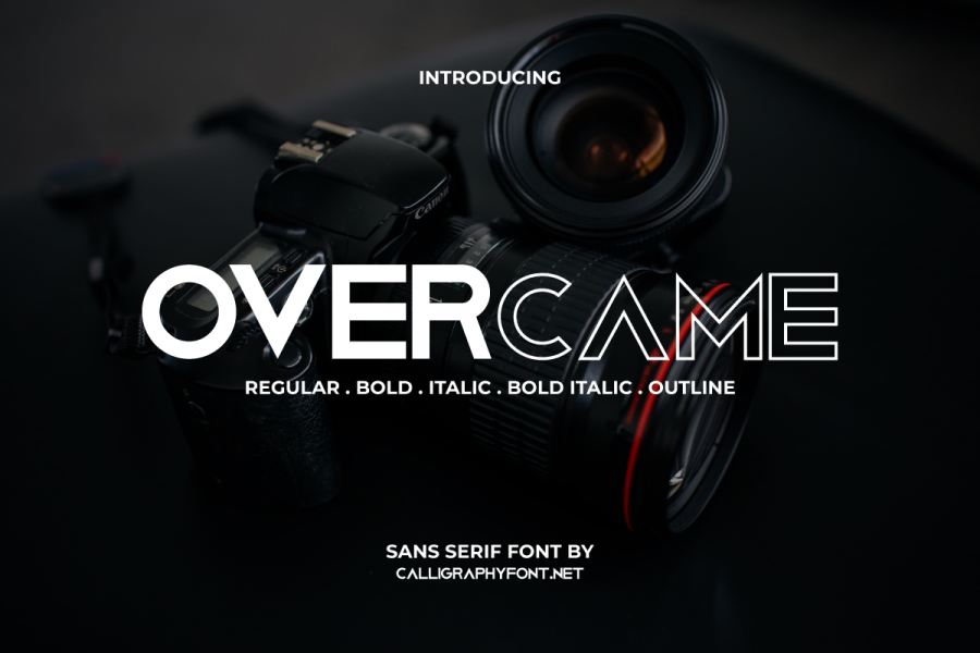 Overcame Demo Font Family · 1001 Fonts