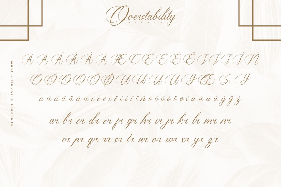 Overstability Demo Font · 1001 Fonts