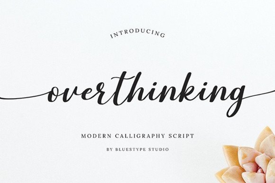overthinking Font · 1001 Fonts