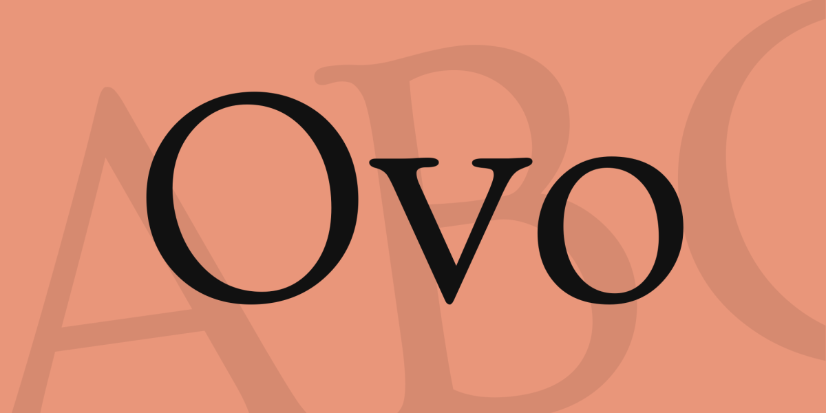 Ovo Font · 1001 Fonts
