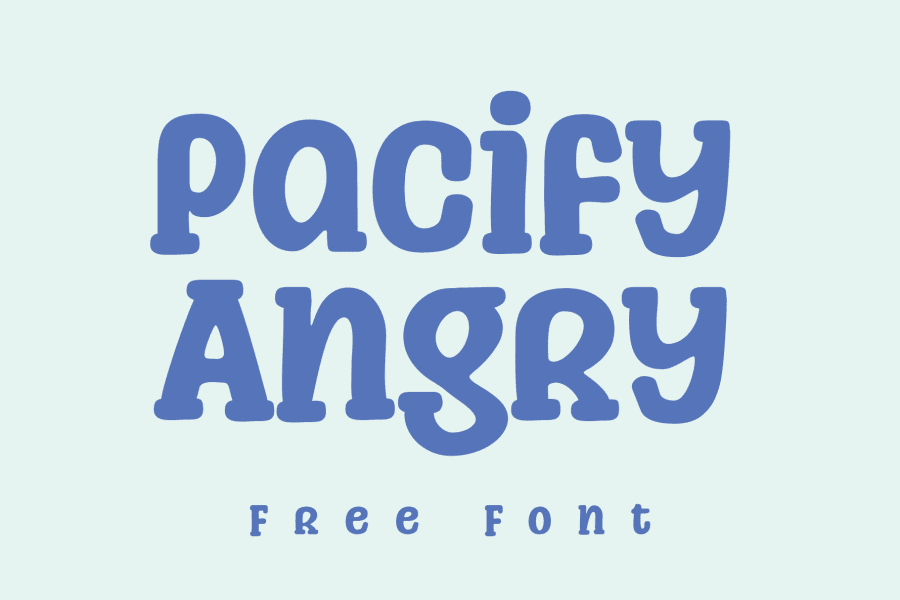 Pacify Angry Font · 1001 Fonts