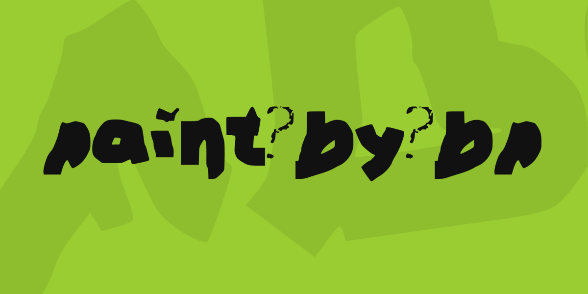 paint_by_bp Font · 1001 Fonts