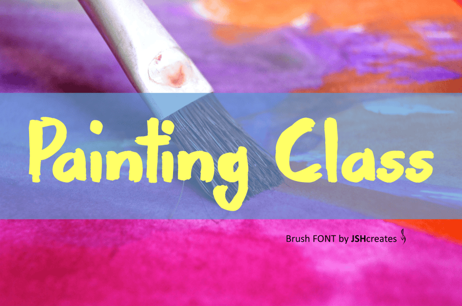 Painting Class Font · 1001 Fonts