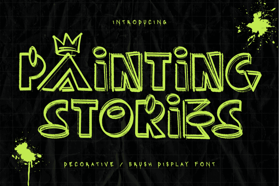 Painting Stories Demo Font · 1001 Fonts
