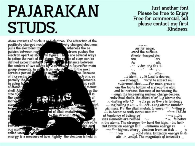 Pajarakan Studs Font · 1001 Fonts