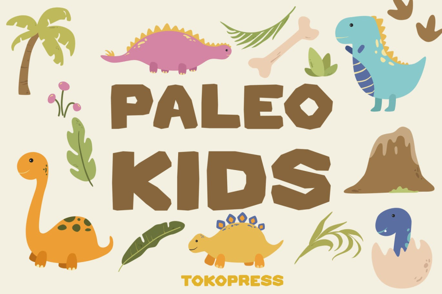 Paleo Kids Font · 1001 Fonts