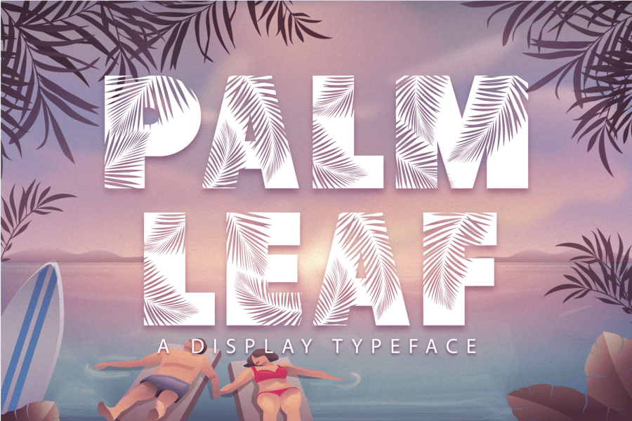 Palm Leaf Demo Font · 1001 Fonts