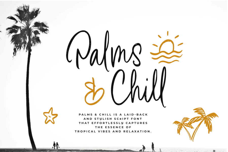 Palms & Chill Font · 1001 Fonts