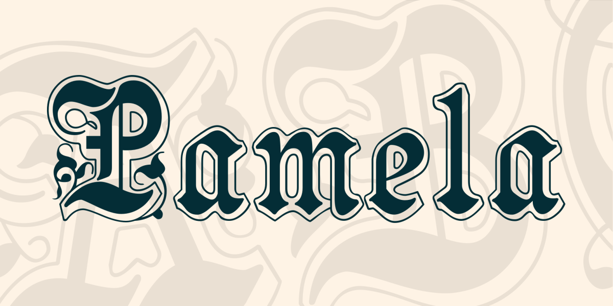 Pamela Font · 1001 Fonts