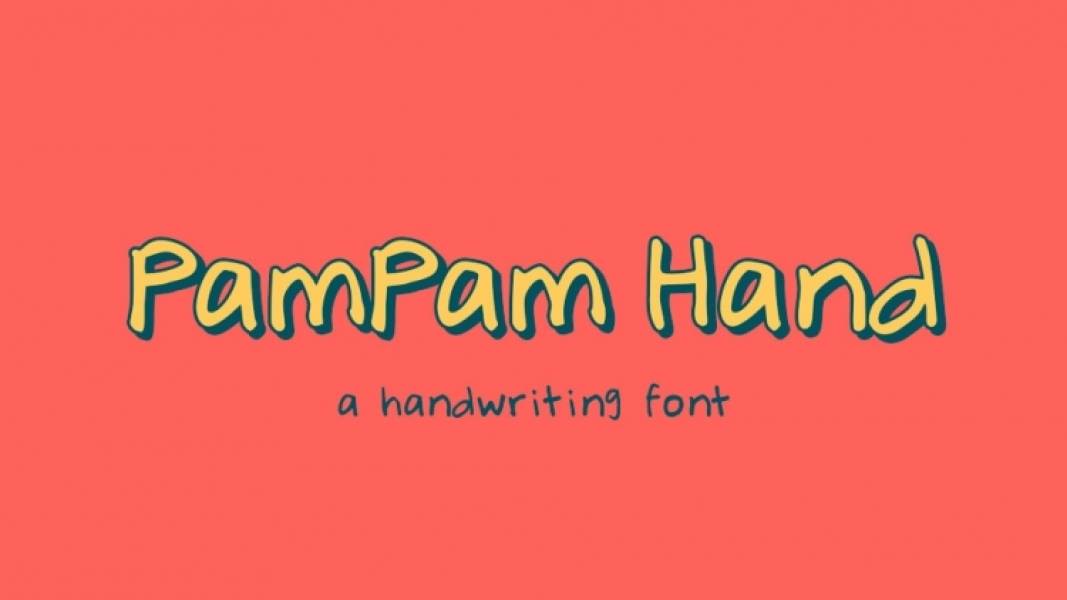 PamPam Font · 1001 Fonts