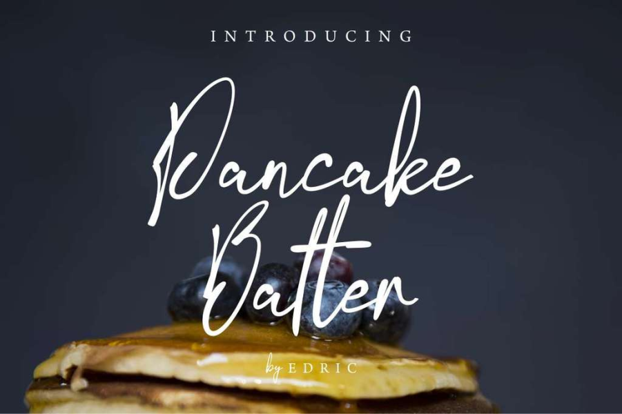 Pancake Batter Demo Font Family · 1001 Fonts
