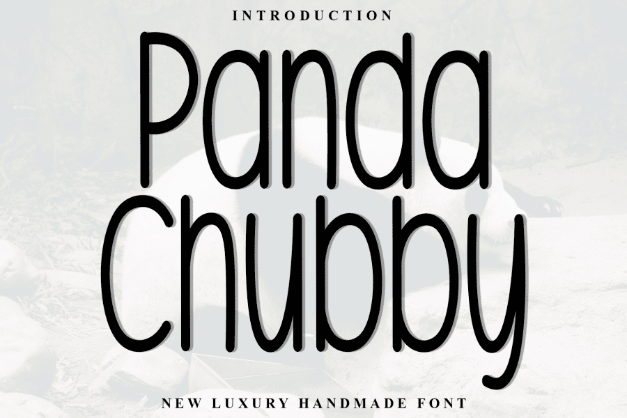 Panda Chubby Font · 1001 Fonts