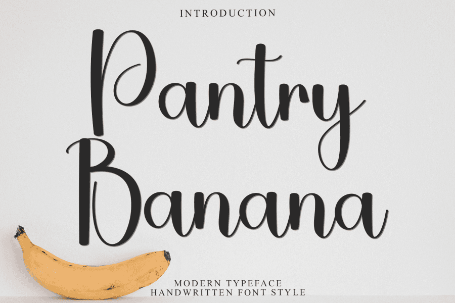 Pantry Banana Font · 1001 Fonts