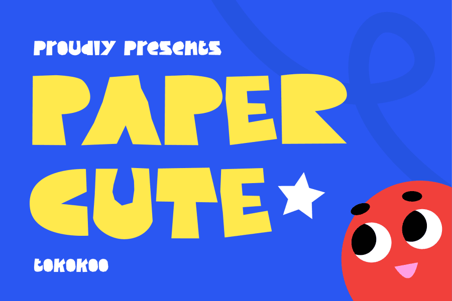 Papercute Font · 1001 Fonts