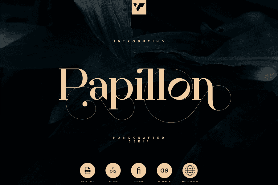Papillon Font · 1001 Fonts