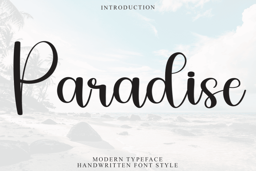 Paradise Party Font · 1001 Fonts