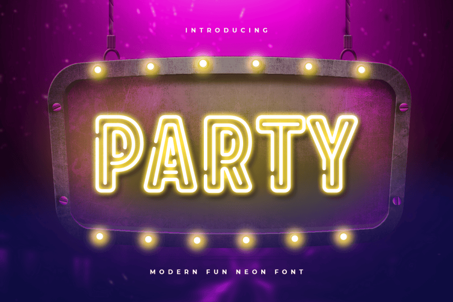 PARTY Font · 1001 Fonts