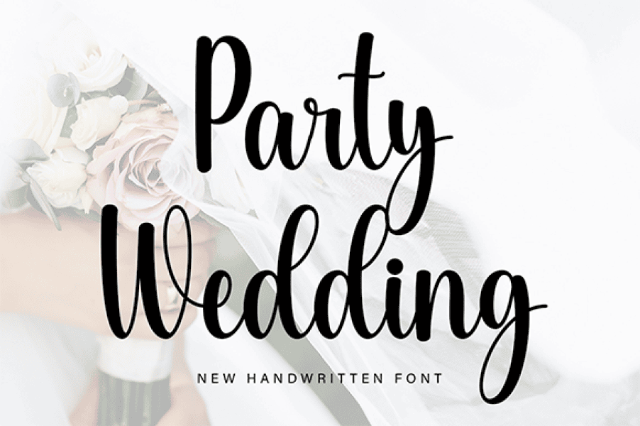Party Wedding Font · 1001 Fonts