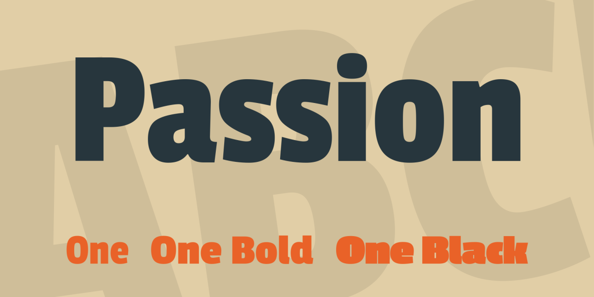 Passion Font Family · 1001 Fonts