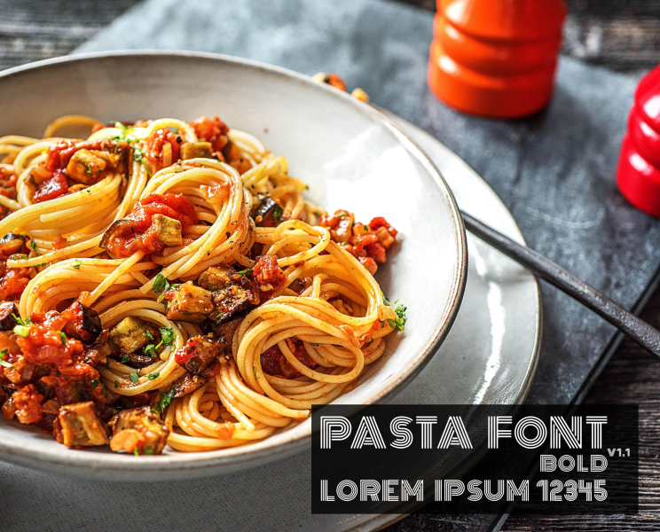 Pasta Font · 1001 Fonts