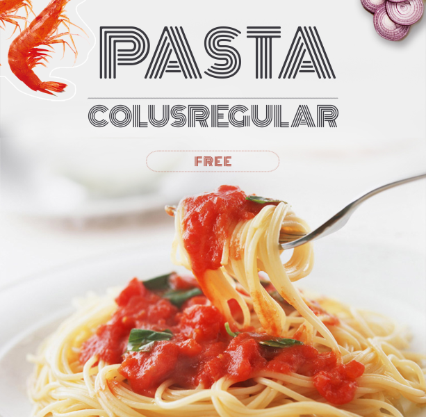 Pasta Font · 1001 Fonts