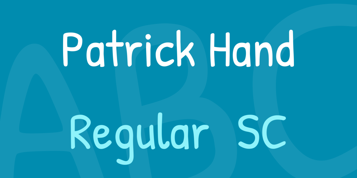 Patrick Hand Font Family · 1001 Fonts