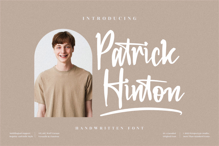 Patrick Hinton Font Family · 1001 Fonts