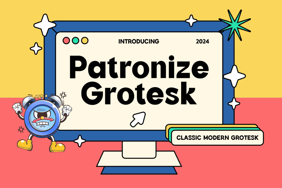Patronize Grotesk Font · 1001 Fonts
