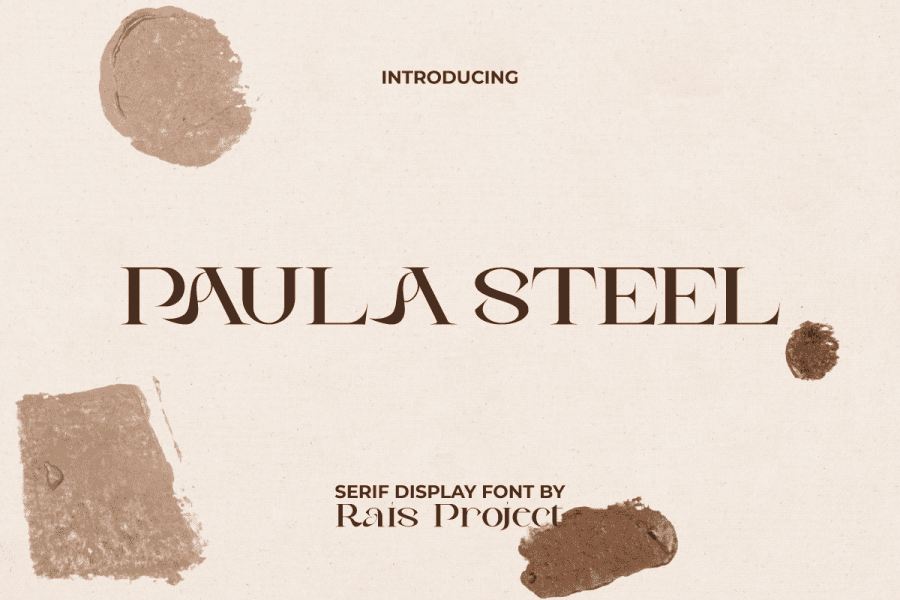 Paula Steel Demo Font · 1001 Fonts