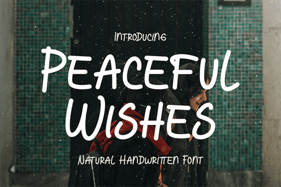 Peaceful Wishes Font · 1001 Fonts