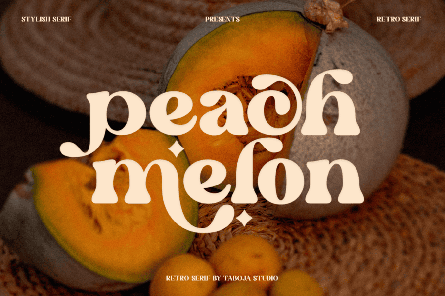 Peach Melon Font · 1001 Fonts