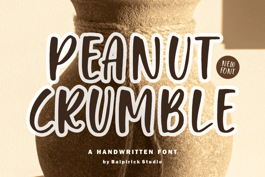 Peanut Crumble Font · 1001 Fonts