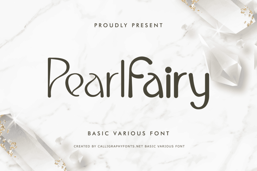 Pearl Fairy Demo Font Family · 1001 Fonts