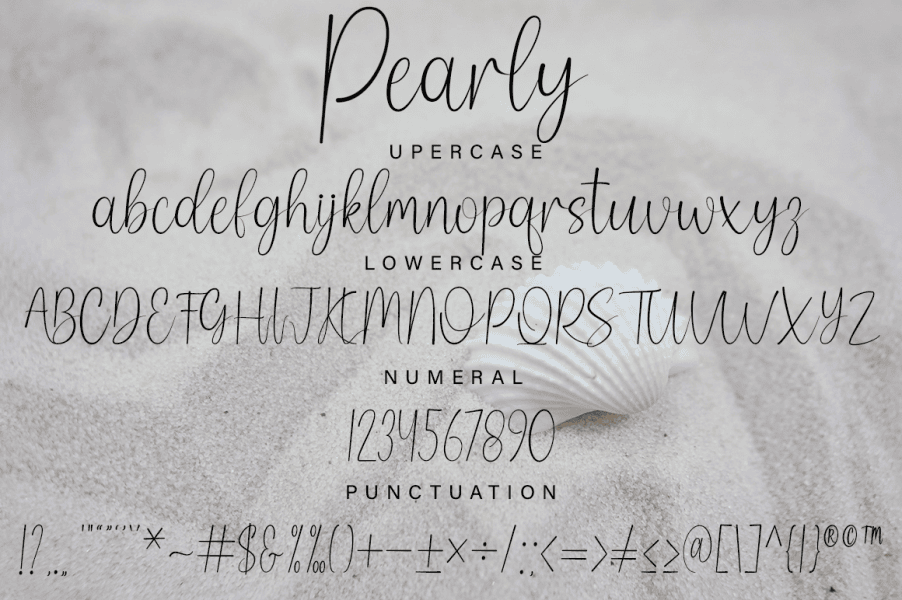 Pearly Font · 1001 Fonts