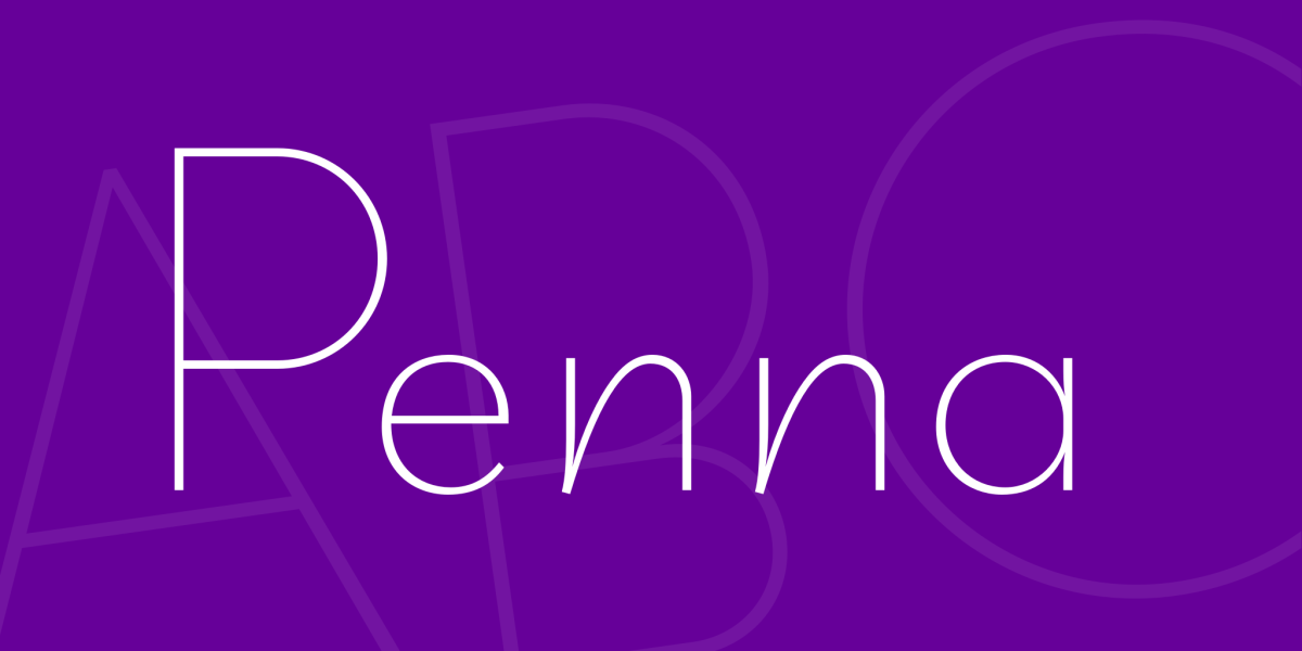 Penna Font · 1001 Fonts