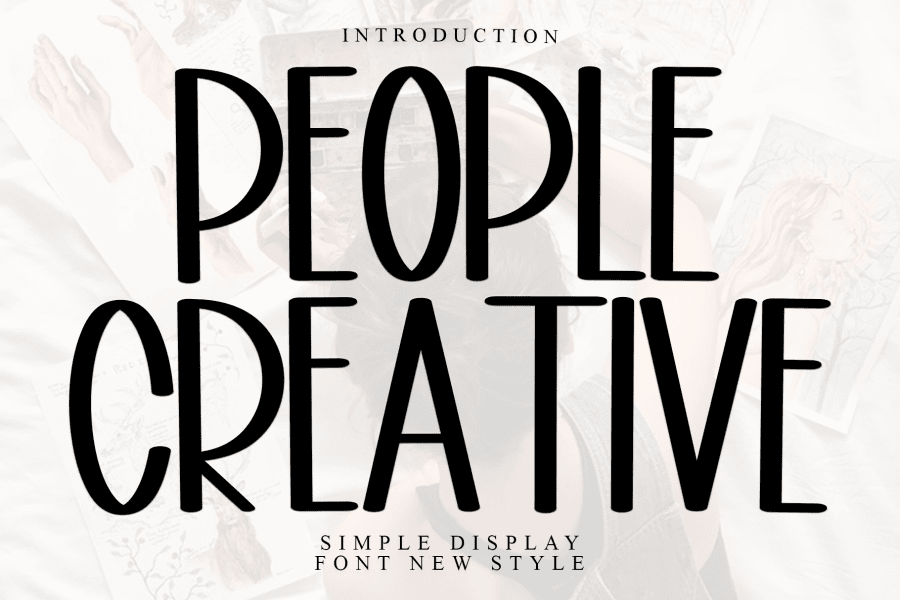 People Creative Font · 1001 Fonts