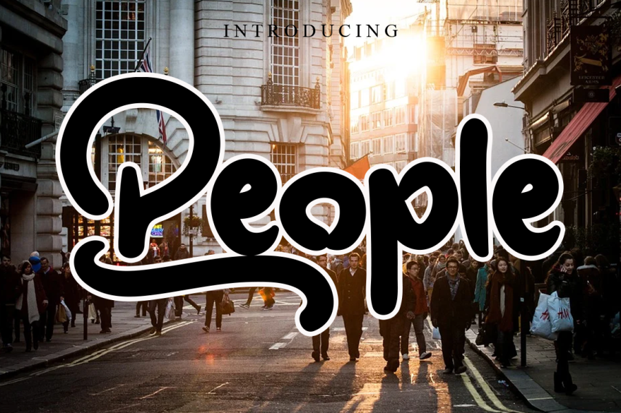 People Font · 1001 Fonts