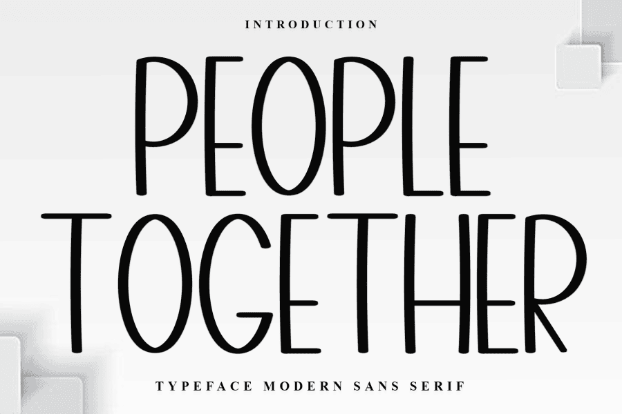 People Together Font · 1001 Fonts