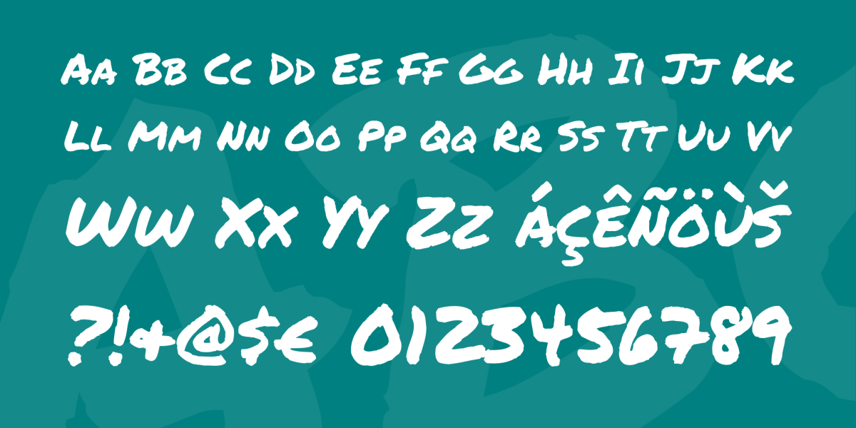 Permanent marker font store