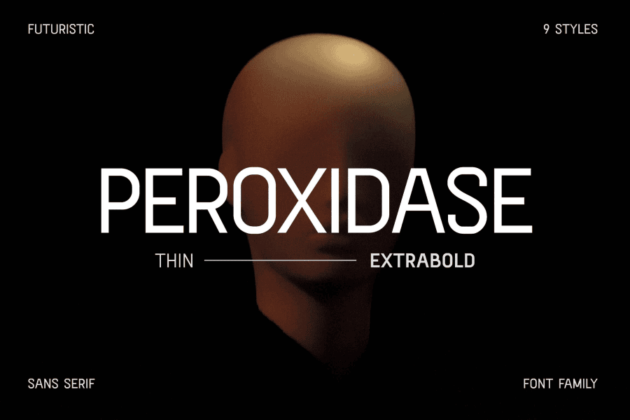 Peroxidase Font Family · 1001 Fonts