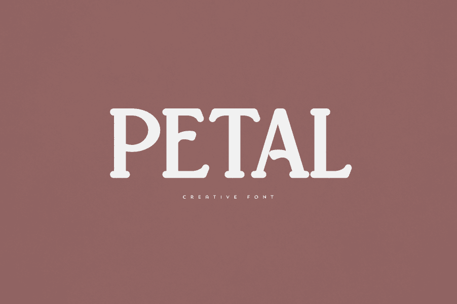 Petal Font · 1001 Fonts
