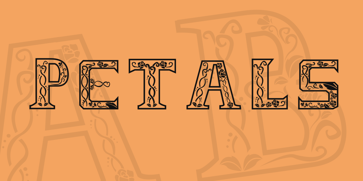 Petals Font · 1001 Fonts